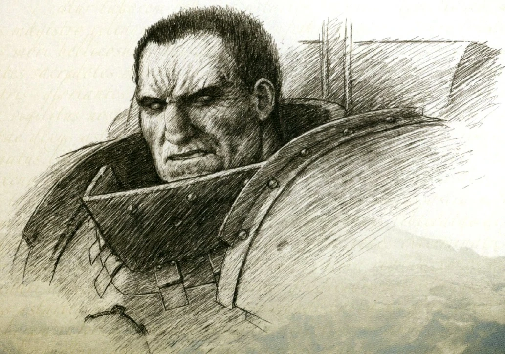 > Ferrus Manus gets accustomed to his new necrodermis arms ...