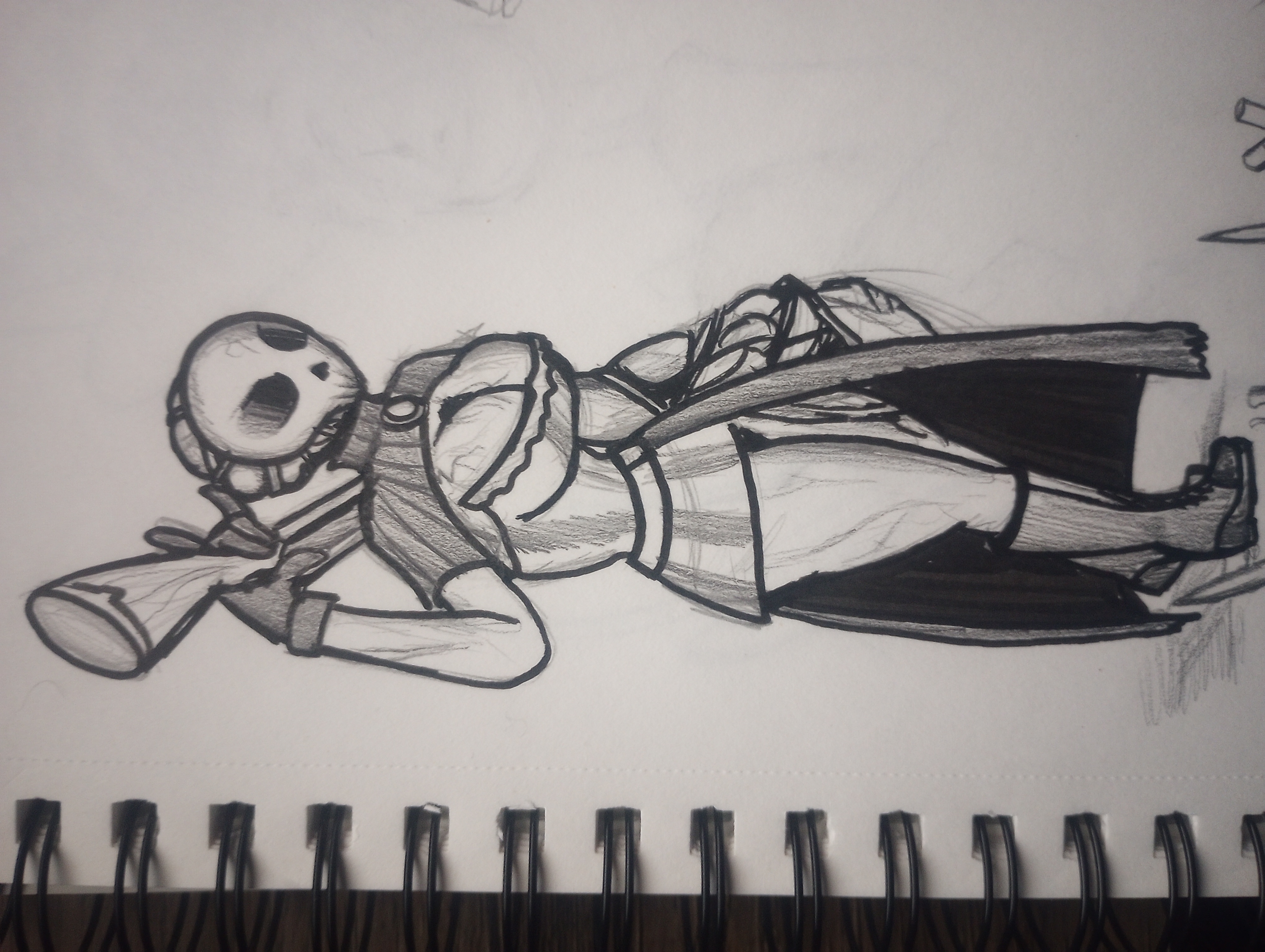 OC Art, Sketches playing Ready or Not at years end