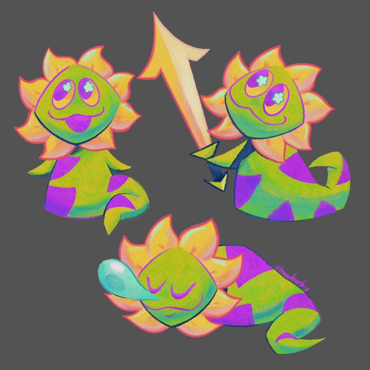 New Deltarune character ch. 5 - Floradinn
